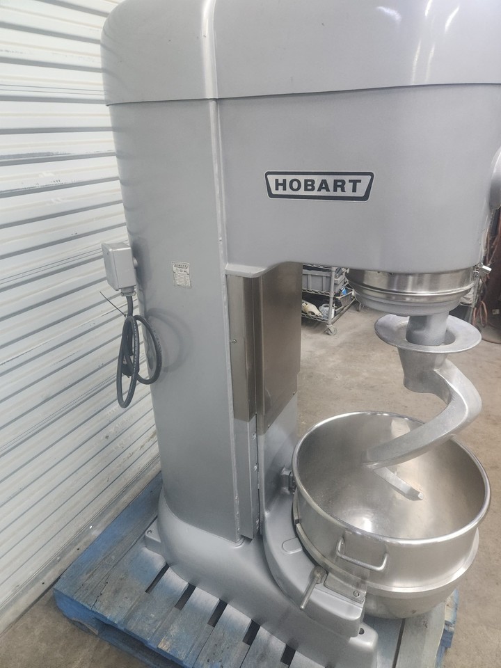 Hobart M802 80qt Mixer with Bowl, Hook (VIDEO INSIDE) 3ph 230V 3HP ...