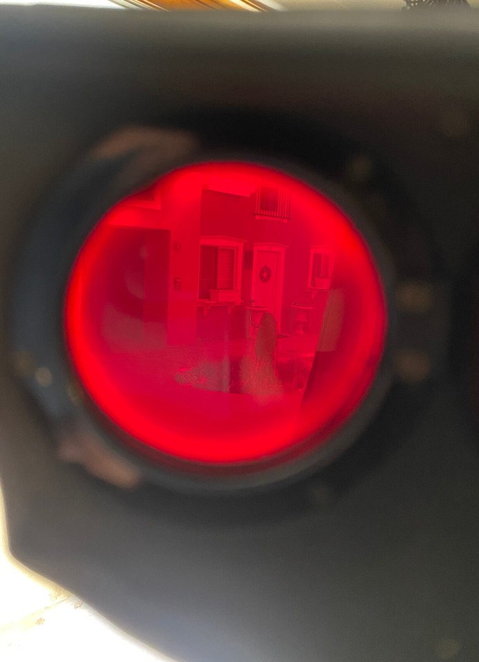 X--10/10 Red quinoline cyanin dye Goggles Nightmare Vision Demon-Sight ...