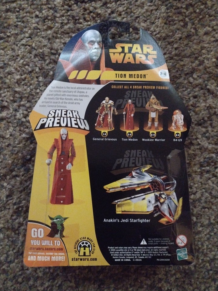 2005 Star Wars Revenge Of The Sith Sneak Preview Tion Medon New Hasbro ...