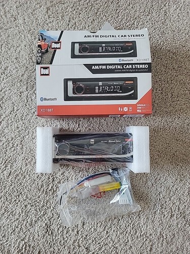 Dual XD18BT Smart Control 200 W In-Dash Digital Media Receiver BT NIB ...