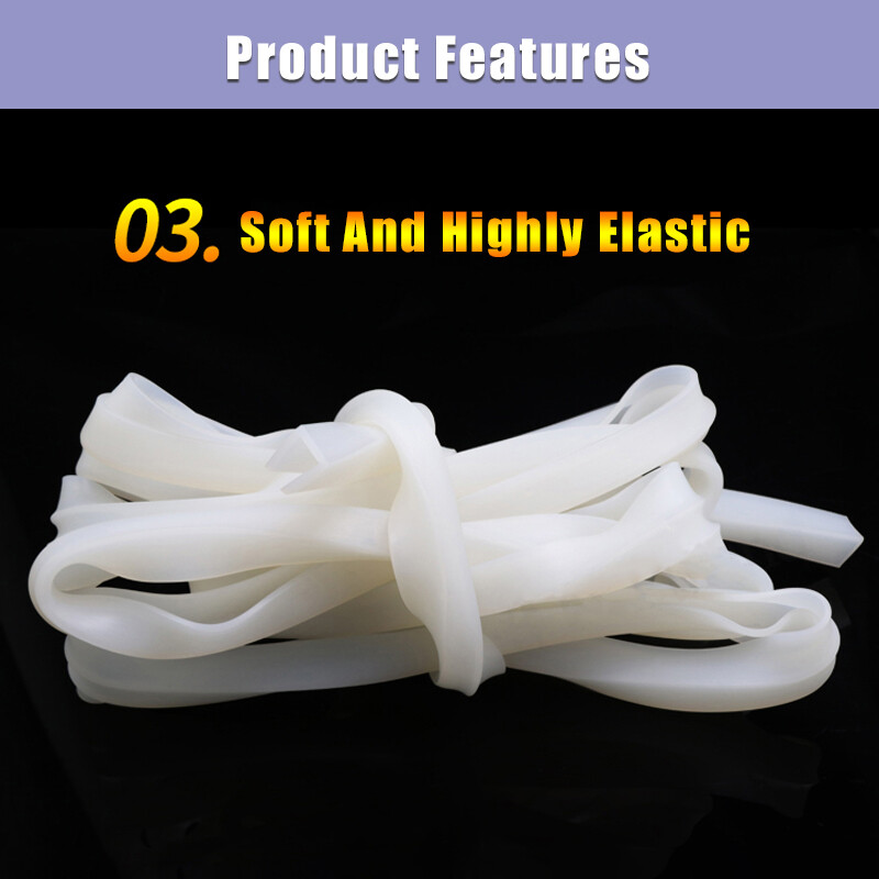 White Silicone Rubber Sealing Strip U-Shape Window Door Glass Edge ...