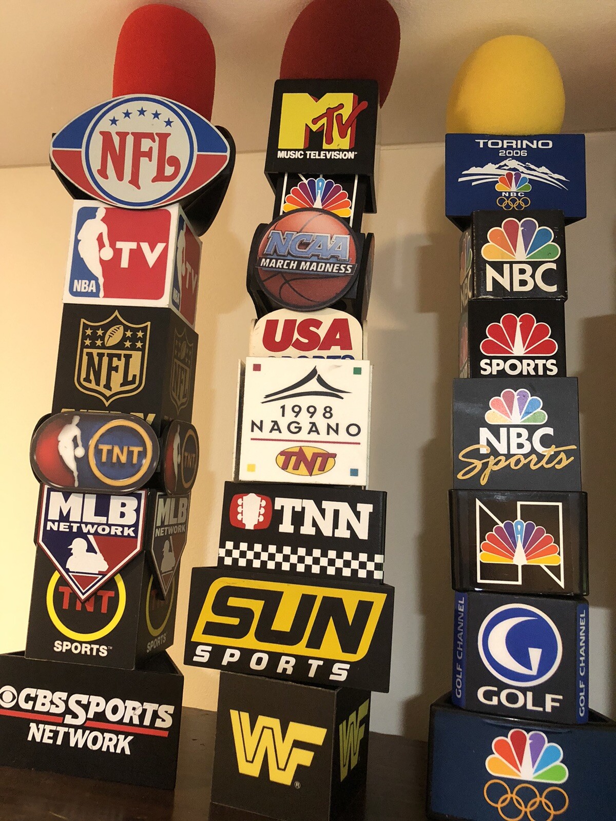 TV Channel Network Mic Flags Microphone TV Television News and Sports ...