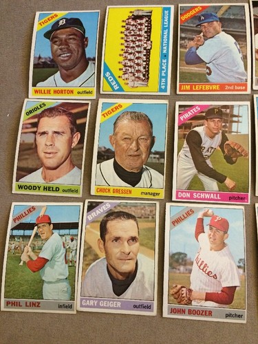 1966 TOPPS COMMONS PARTIAL SET LOT COMPLETE YOUR SET CHOOSE $1 EACH G ...
