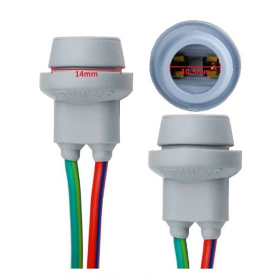 Universal Pigtail Wire Female Socket 168 Harness Front Side Marker ...