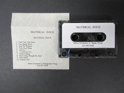 MATERIAL ISSUE (Freak City Soundtrack) 1994 US Promo Only CASSETTE ...