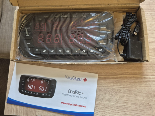 Dartsmate Chalkie Plus + Electronic Dart Scorer LED scoring machine NEW ...