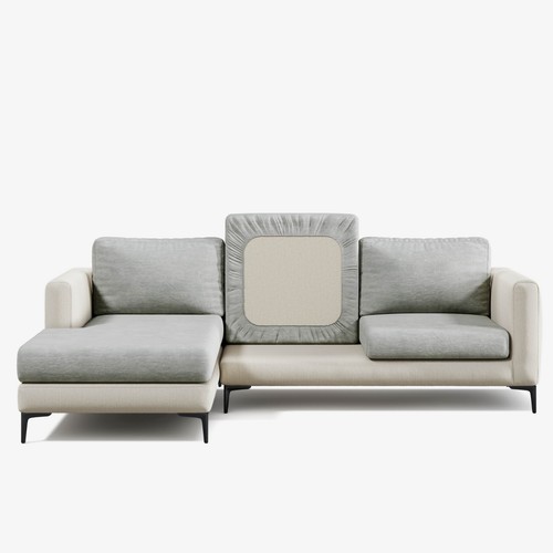 Set of 13 sectional slipcovers- Nolan Interior 'Magic' Chenille sofa ...