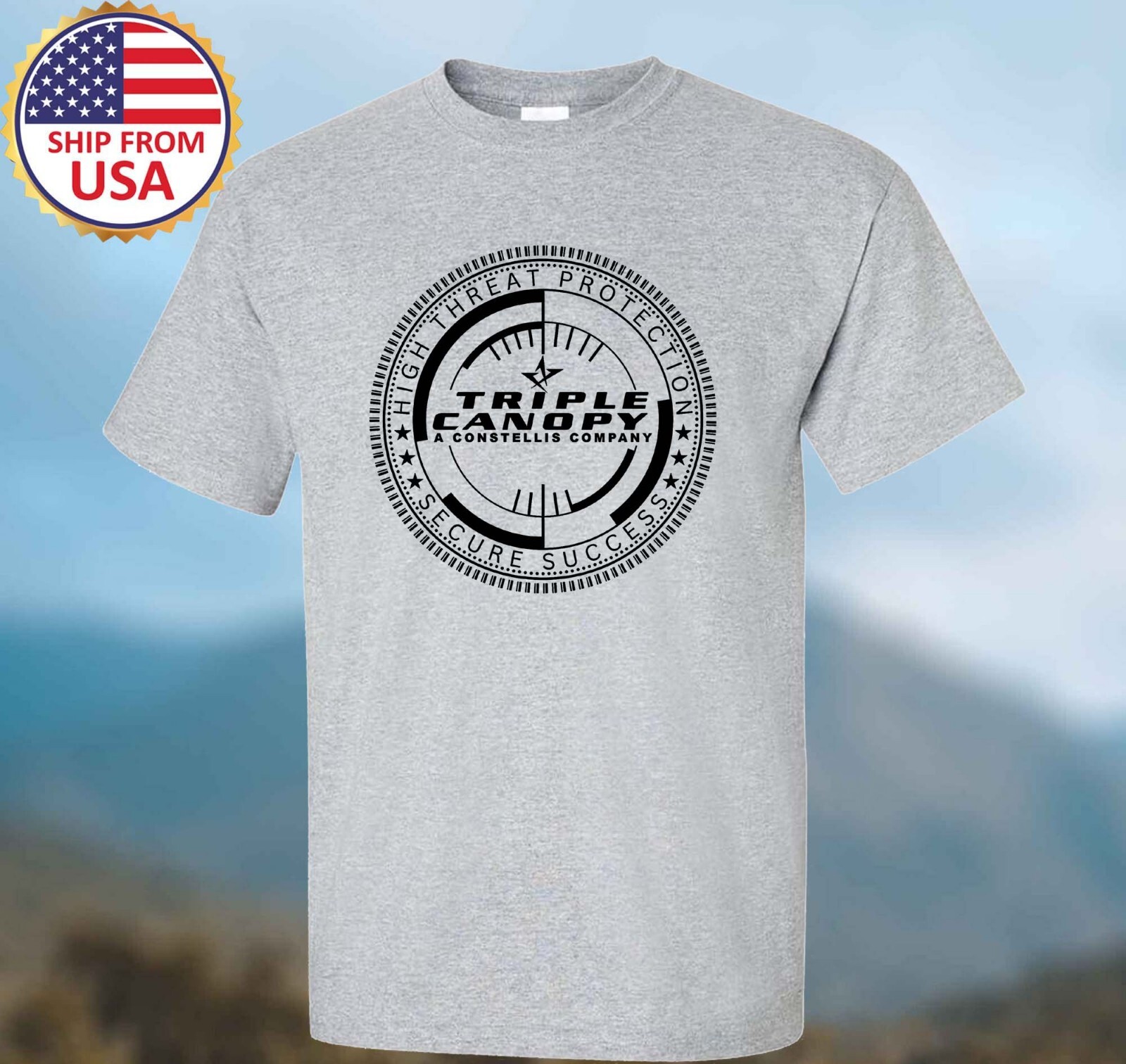 Triple Canopy a Constellis Company Men's Grey Size S-5XL | eBay