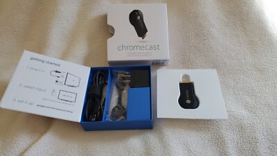 Google Chromecast H2G2-42 1st Generation Media Player, Complete with ...