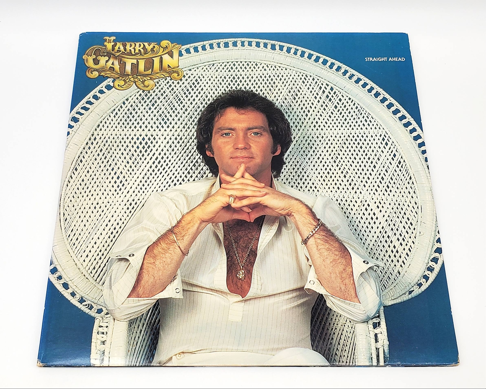 Larry Gatlin & The Gatlin Brothers Straight Ahead LP Record Columbia ...