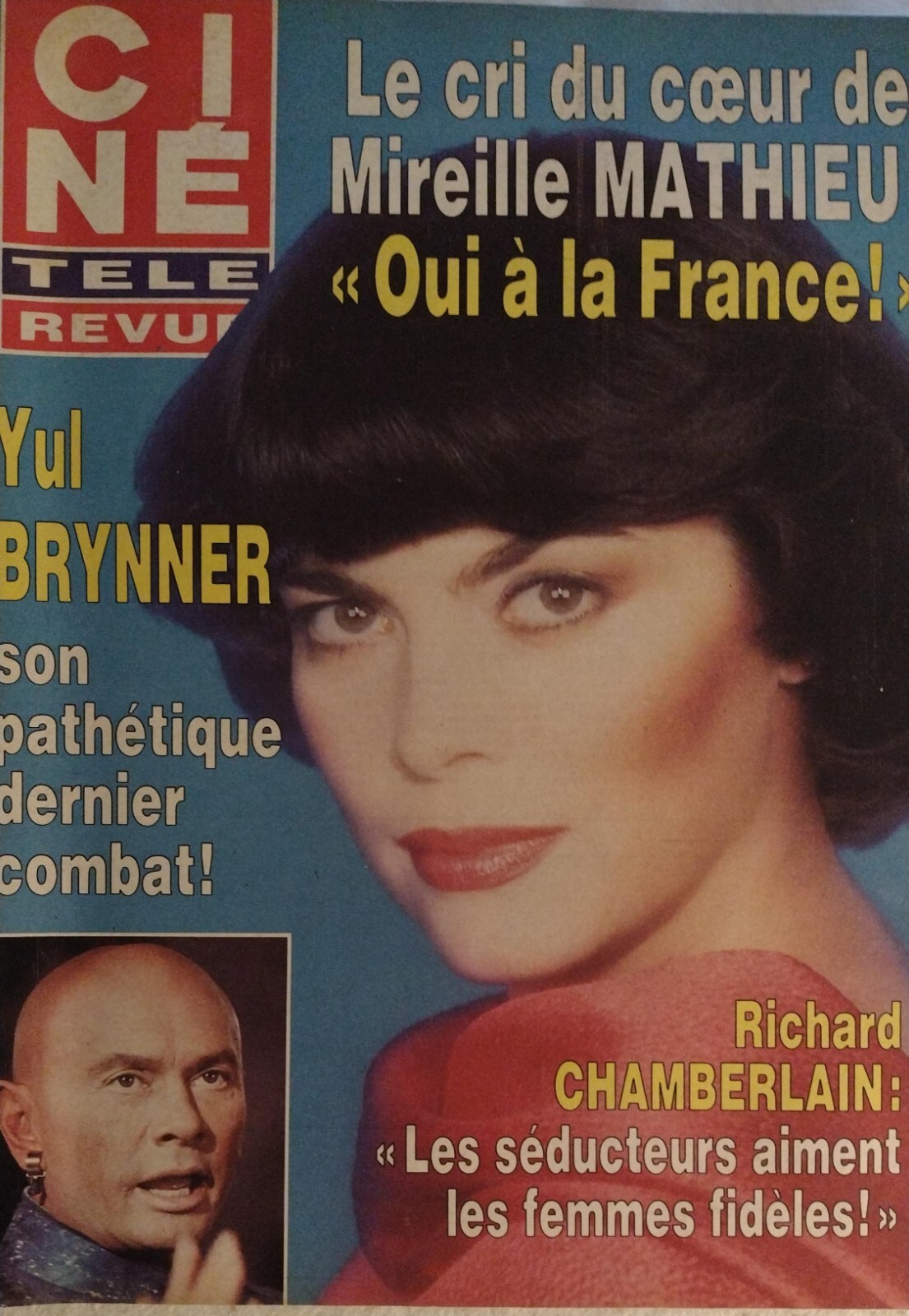 CINE REVUE / MIREILLE MATHIEU-RICHARD CHAMBERLAIN-YUL BRYNNER / 10 1985 ...