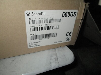 Shoretel 560 IP Black Desk Phone IP560G 6 Line | eBay