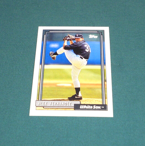 Alex Fernandez 1992 Topps Baseball Card #755 White Sox | eBay