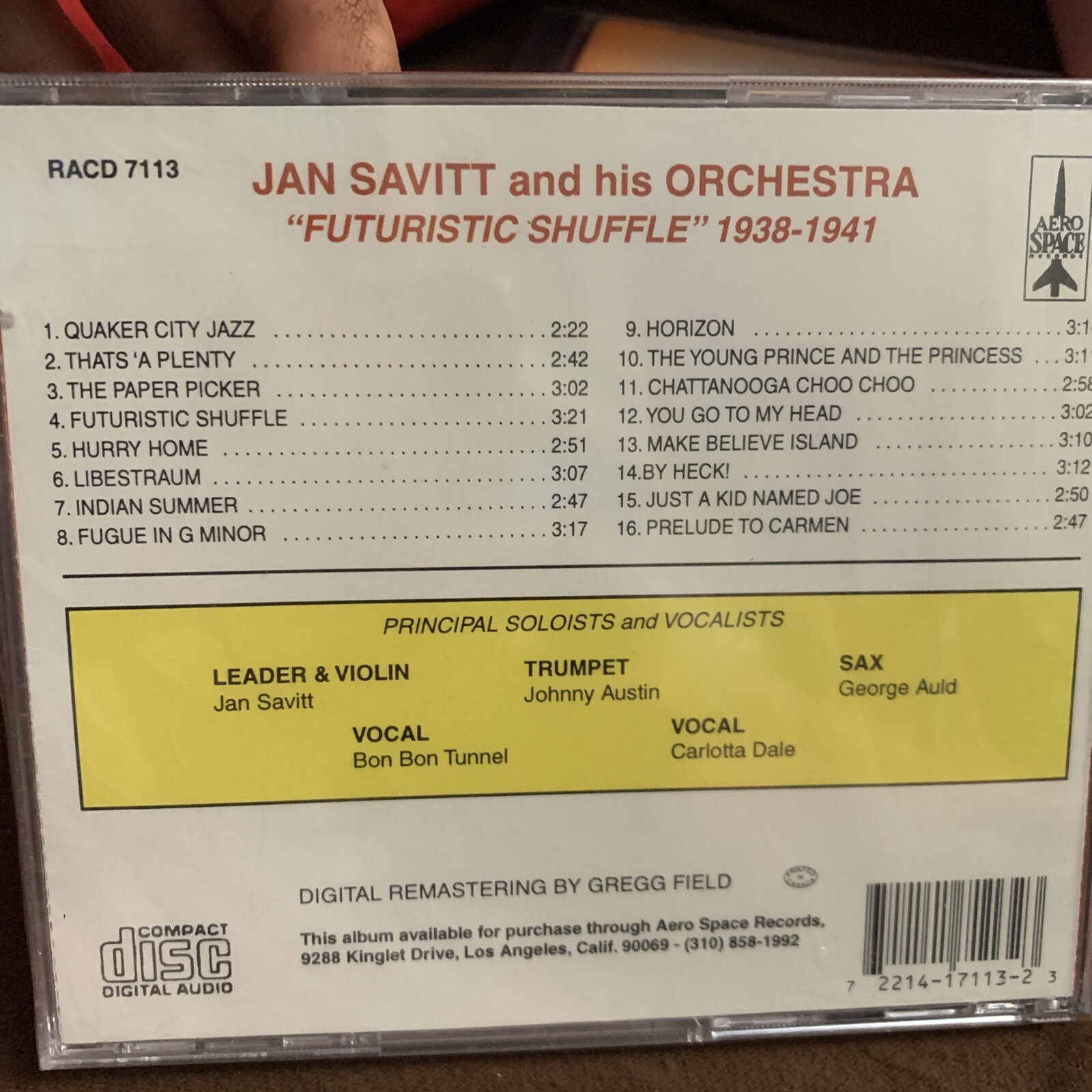 Futuristic Shuffle: 1938-1941 by Jan Savitt & the Top Hatters Jan ...