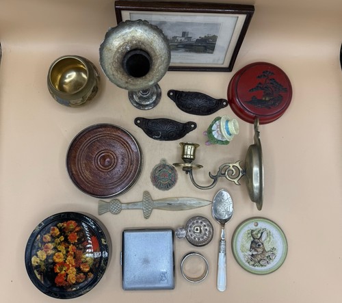 Job Lot of House Clearance Antique Curios Vintage Collectables Curious ...