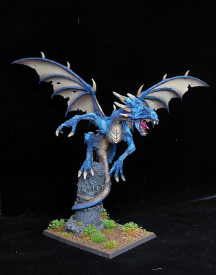 Warhammer The Old World Warpfire Dragon Warriors Of Chaos painted | eBay
