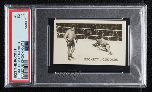 1923 Famous Knock-Outs Joe Beckett vs Frank Goddard #9 PSA 5 | eBay
