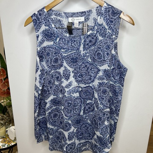 Cristina B Ladies' Sleeveless Tunic Tank Light Weight Top | eBay