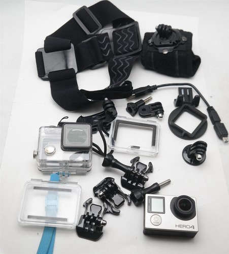Gopro Hero4 Sports Camera outfit W/ extras (for Parts / repair) | eBay