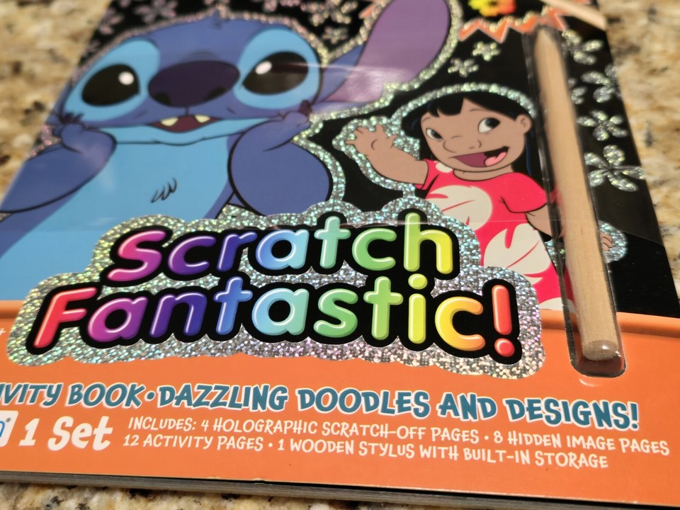 Lilo & Stitch Bendon Scratch Fantastic Activity Book Scratch Art - NEW ...