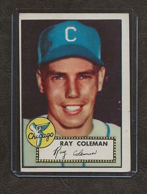 1952 Topps Baseball #211 Ray Coleman, Chicago White Sox, EX (OC) | eBay