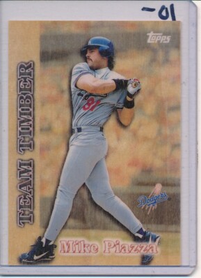 1997 Topps Team Timber Mike Piazza Card #TT16 | eBay