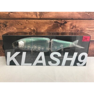 DRT KLASH 9 Crystal Flash Low Floating Swimbait Glide Bait Fishing ...
