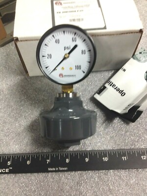 Tuff Guard PVC Gauge Isolator 1/2" FNPT 100 PSI EPDM Diaphragm TG ...