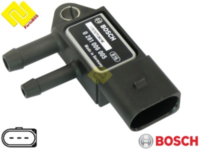 BOSCH 0281006005 EXHAUST PRESSURE SENSOR, for VAG 059906051A ...