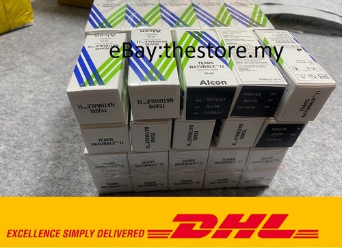 40 Boxes ALCON TEARS NATURALE II Lubricant Artificial Eye Drop 15ml ...