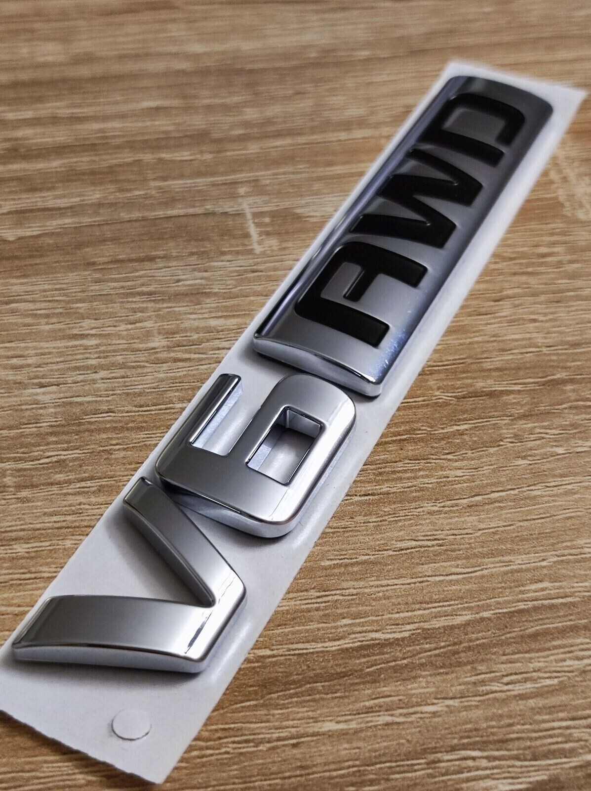 Genuine Holden V6 AWD Badges Chrome Black V6 AWD ZB Commodore RS-V VXR ...