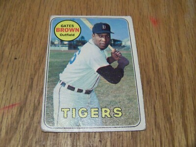 GATES BROWN 1969 TOPPS BASEBALL CARD # 256 | eBay