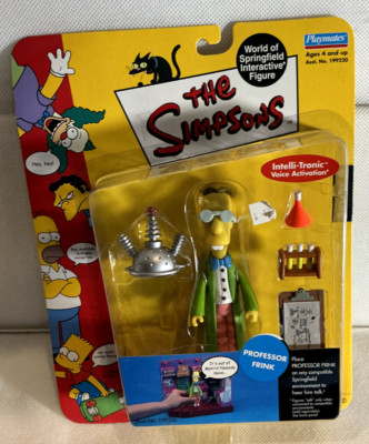 Simpsons Series 6 PROFESSOR FRINK Interactive Action Figure Playmates ...