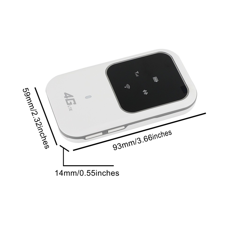 Wireless Unlocked 4G LTE Mobile Portable WiFi Router SIM Card MIFI ...