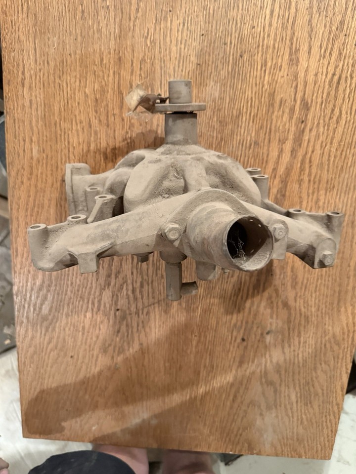 1949-1956 Oldsmobile V8 Rocket 303 324 Water Pump Crossover Housing OEM ...