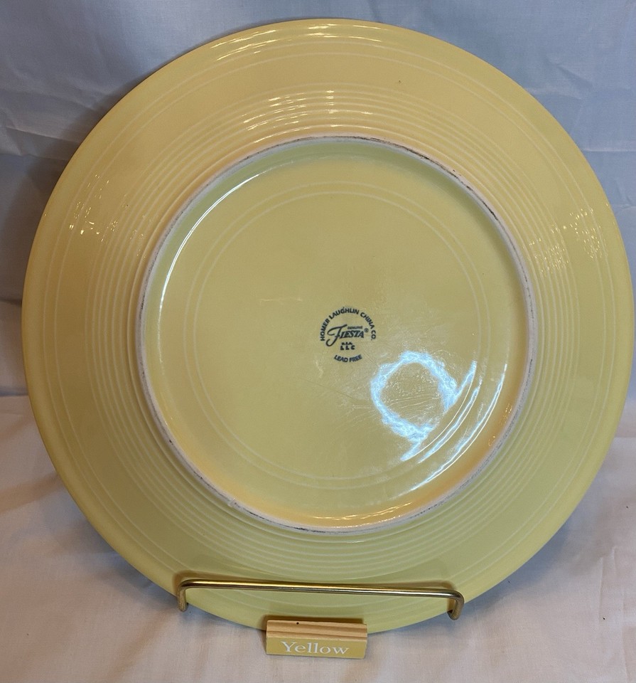 HLC Fiesta Yellow Chop Serving Plate 11-3/4" Charger Fiestaware | eBay