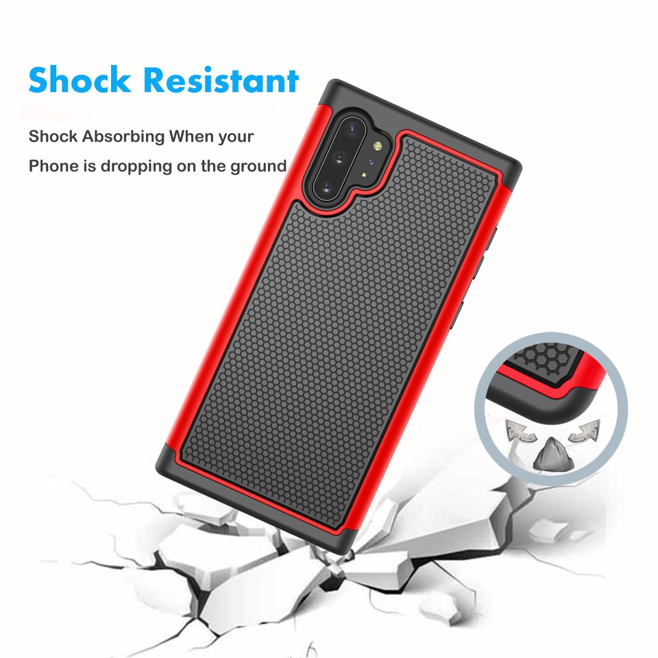 For Samsung Galaxy Note 10 Plus/S8/S9/S10 Phone Case Silicone Hybrid ...