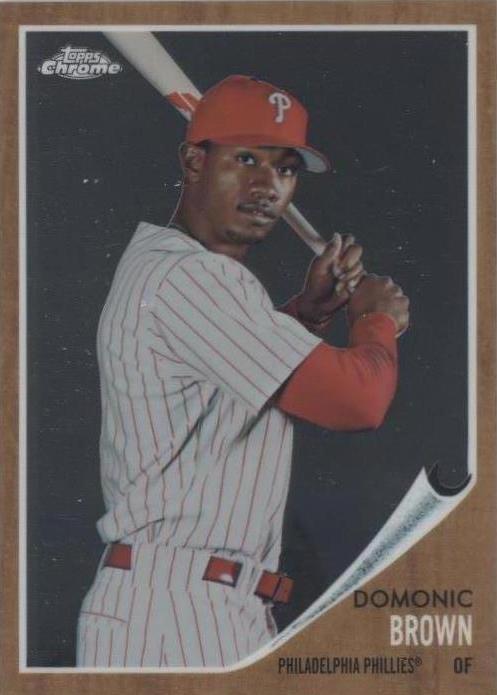2011 Topps Heritage - Chrome Domonic Brown #C157 /1962 for sale online ...