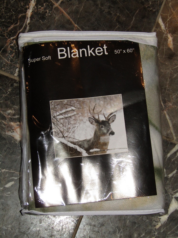 Snow Deer Hunting Buck Redneck 50x60 Polar Fleece Blanket Throw | eBay