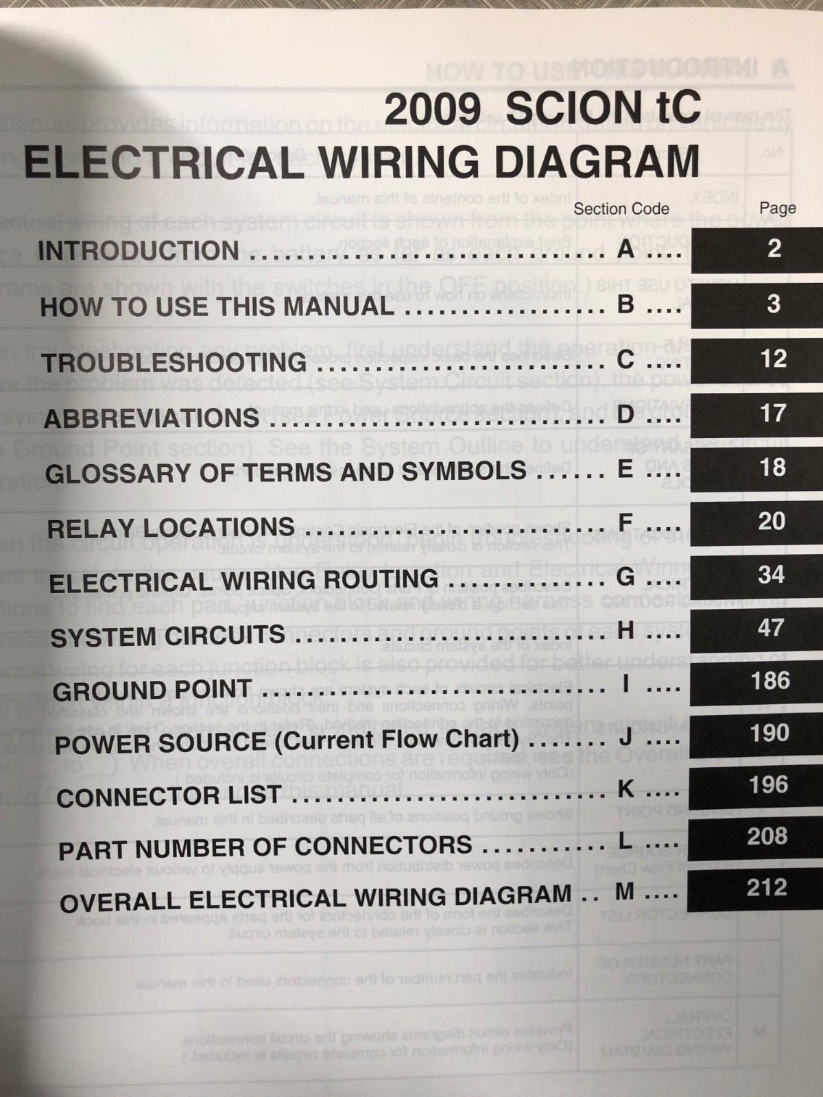 2009 Toyota SCION tC TC Electrical WIRING Diagram Manual OEM FACTORY 09 ...
