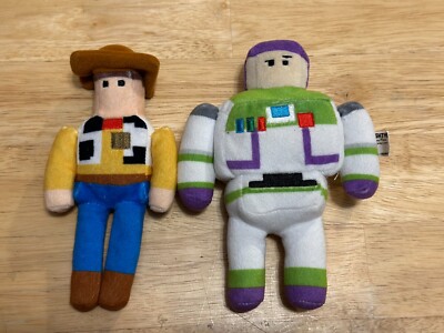 Disney Toy Story Buzz Lightyear & Woody 6" Plush Soft Toy - Crossy Road ...