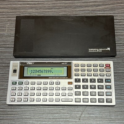 VWR 1900-301 / Sharp EL-5500II Vintage Scientific Calculator w/ Cover ...