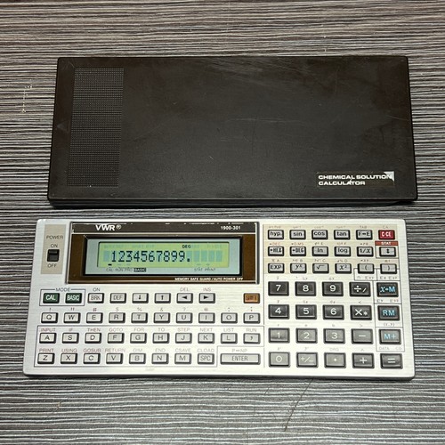 VWR 1900-301 / Sharp EL-5500II Vintage Scientific Calculator w/ Cover ...