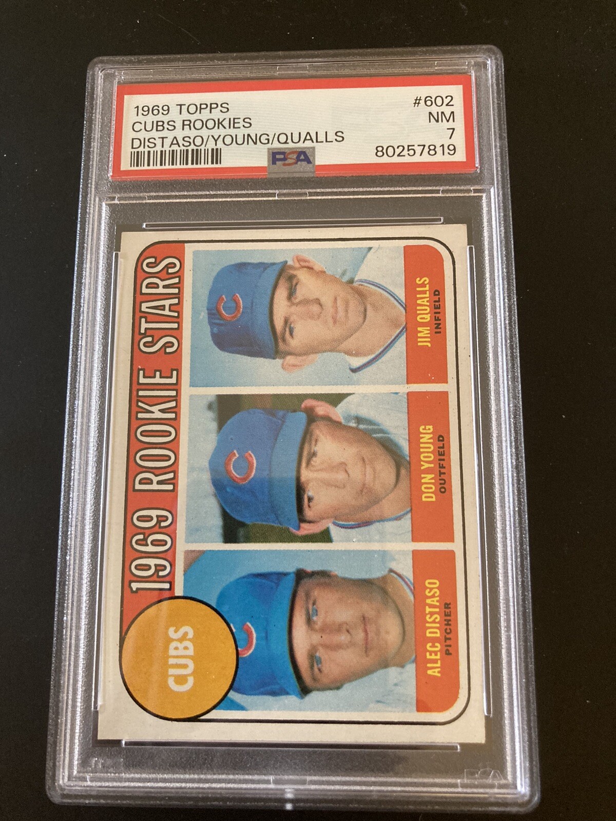 1969 Topps - High # #602 Don Young, Jim Qualls, Alec Distaso (RC) for ...