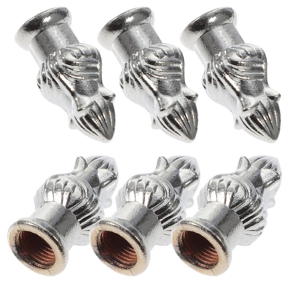 6pcs Lamp Finial Desk Lamp Decoration Ceiling Light Harp Lamp Finial ...