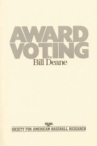 Award Voting, Paperback by Deane, Bill, Like New Used, Free shipping in ...