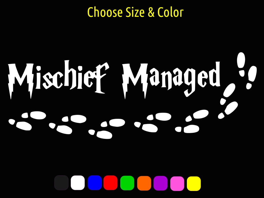 Marauders Map Mischief Managed