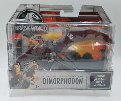 Jurassic World Attack Pack Dimorphodon Action Figure Mattel Dinosaur ...