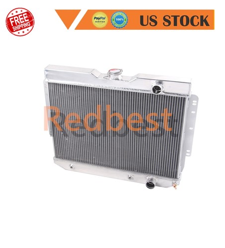 4 ROW ALUMINUM RADIATOR FITS 1959-1965 Chevy Impala/Biscayne/Chevelle ...