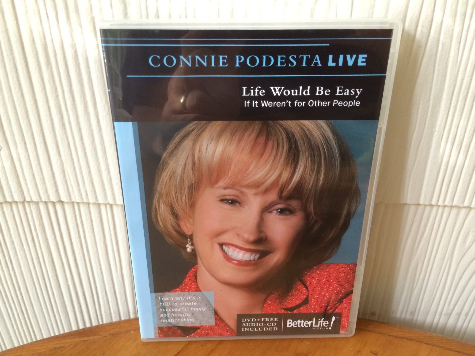 Connie Podesta "Live" Life Would Be Easy Seminar - DVD & CD AUDIO ...